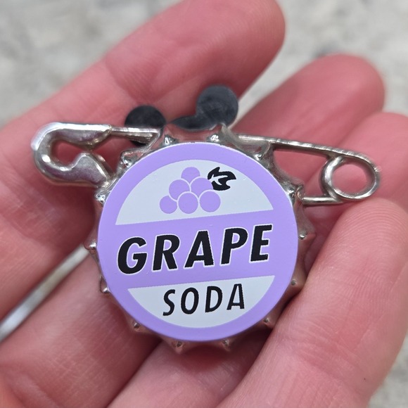 Disney | Jewelry | Disney Pixar Up Grape Soda Bottle Cap Pin Brooch ...